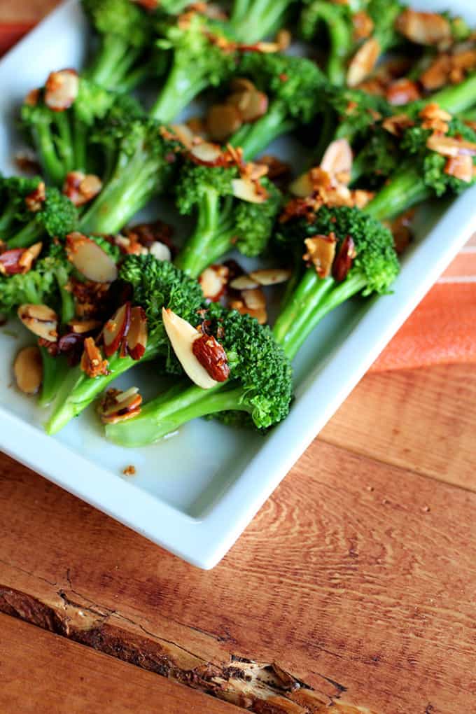 Broccoli Almondine » I LOVE VEGAN