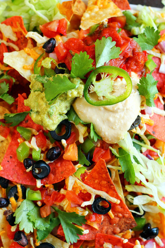 Loaded Vegan Nacho Plate » I LOVE VEGAN