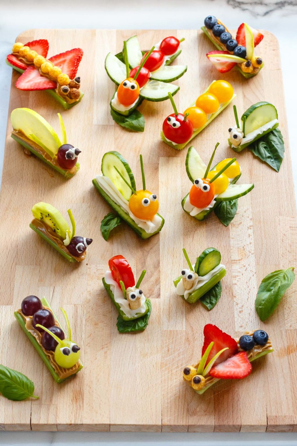 Fruit & Vegetable Bug Snacks for Envirokidz » I LOVE VEGAN