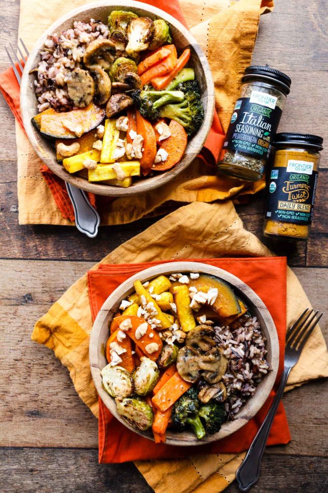 Roasted Fall Vegetable Bowl » I LOVE VEGAN