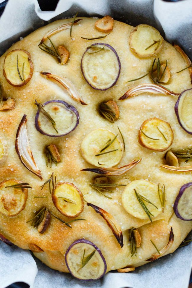 Rosemary Herb & Potato Focaccia » I LOVE VEGAN